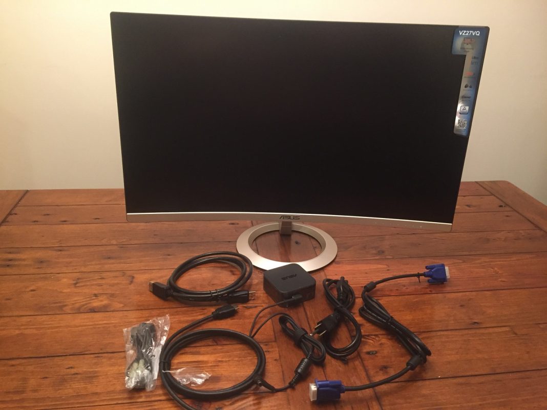 Creating a three-monitor gaming station with the ASUS VZ27VQ curved ...