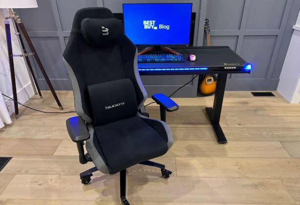 Blacklyte Athena Gaming Chair and Atlas Desk Review | Best Buy Blog
